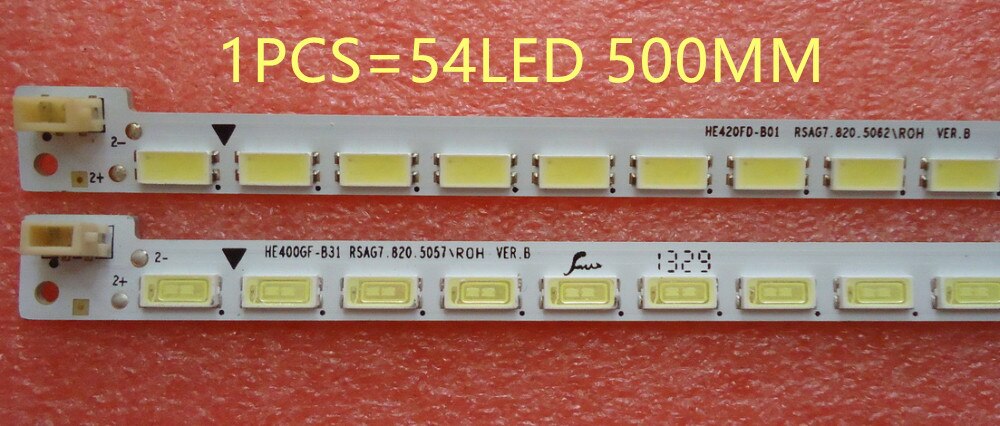 1-3pcs 54LEDs 500mm LED backlight strip for LED40K... – Grandado