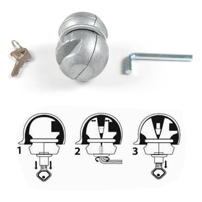 Practical Trailer Hitch Lock Dia Ball Coupling Loc... – Vicedeal