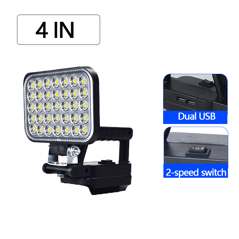 3/4/5/8 in Lithium Battery Working Light LED Flood... – Grandado
