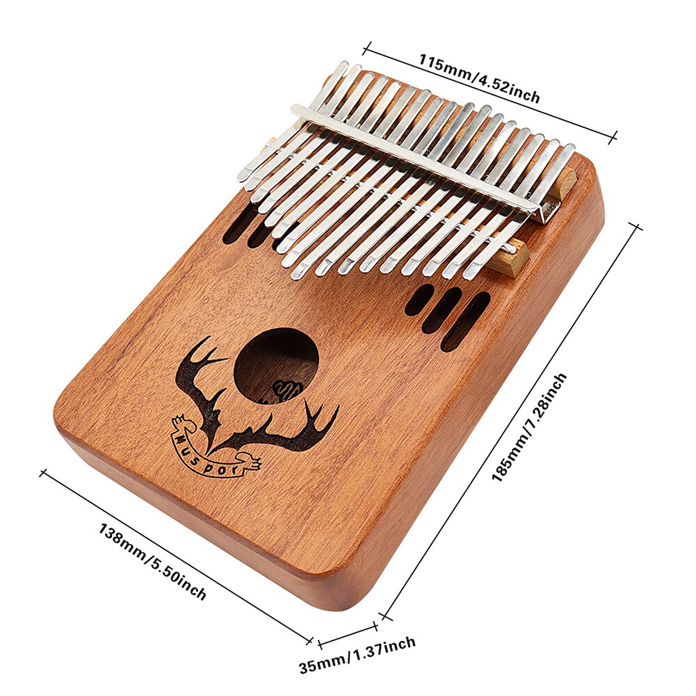 17 Keys Kalimba Thumbs Piano Body Musical Instrume... – Grandado