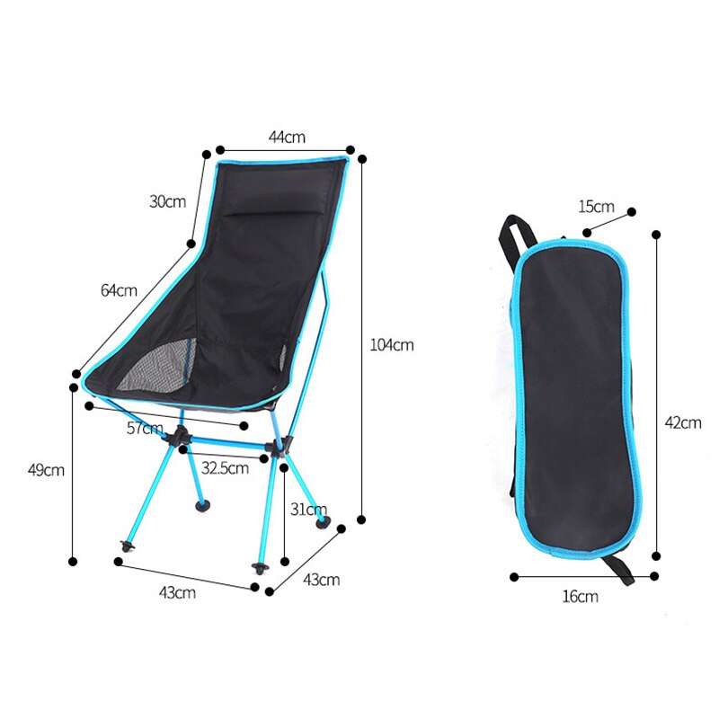 Outdoor Moon Chair Lightweight Fishing Camping BBQ... – Vicedeal