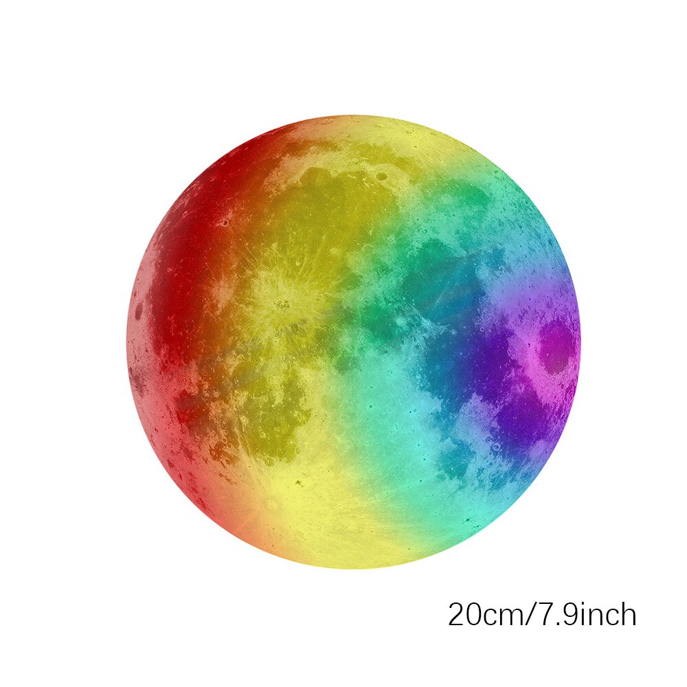 Moon luminous wall stickers 20cm bedroom living ro... – Vicedeal