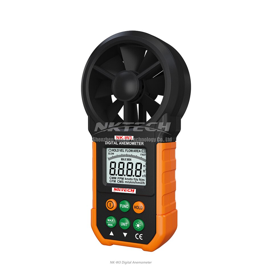 NKTECH Digital Anemometer NK-W3 LCD Backlight Wind... – Grandado