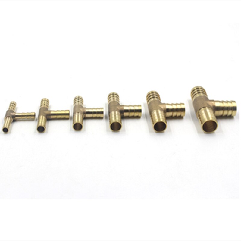 Brass Splicer Pipe Fitting T Shape 3 Way Hose Barb... – Vicedeal