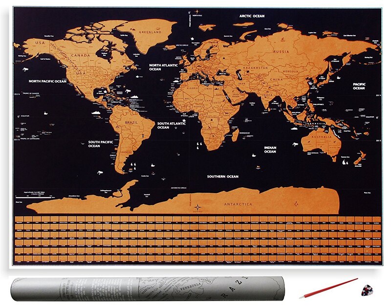 Scratch The World Travel Map. Flags Of All Countri... – Grandado