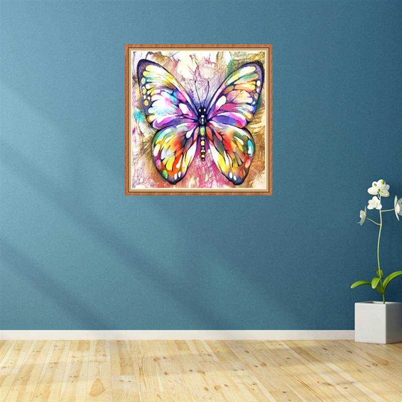 5D Mulitcolor Butterfly Diamond Painting Cross Sti... – Grandado