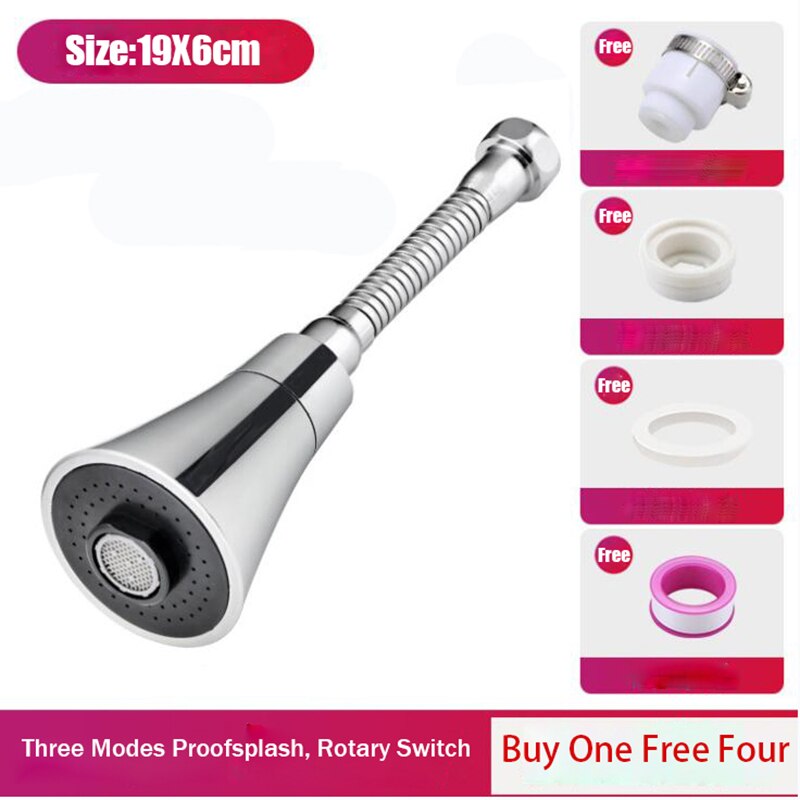 Rotatable Kitchen Faucet Extender High Pressure Fa... – Vicedeal