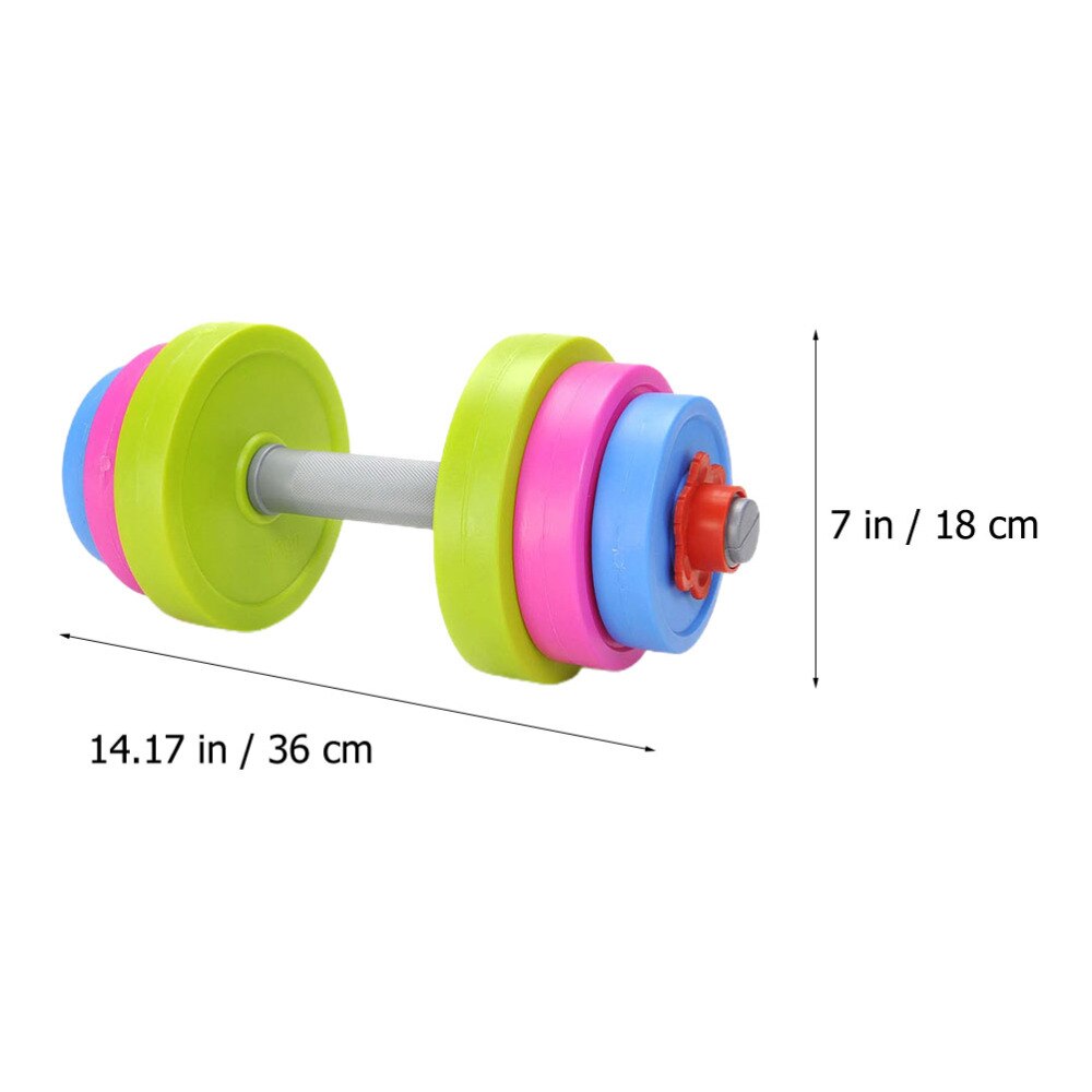 1 Set Adjustable Weights Children Barbell Set Kids... – Vicedeal