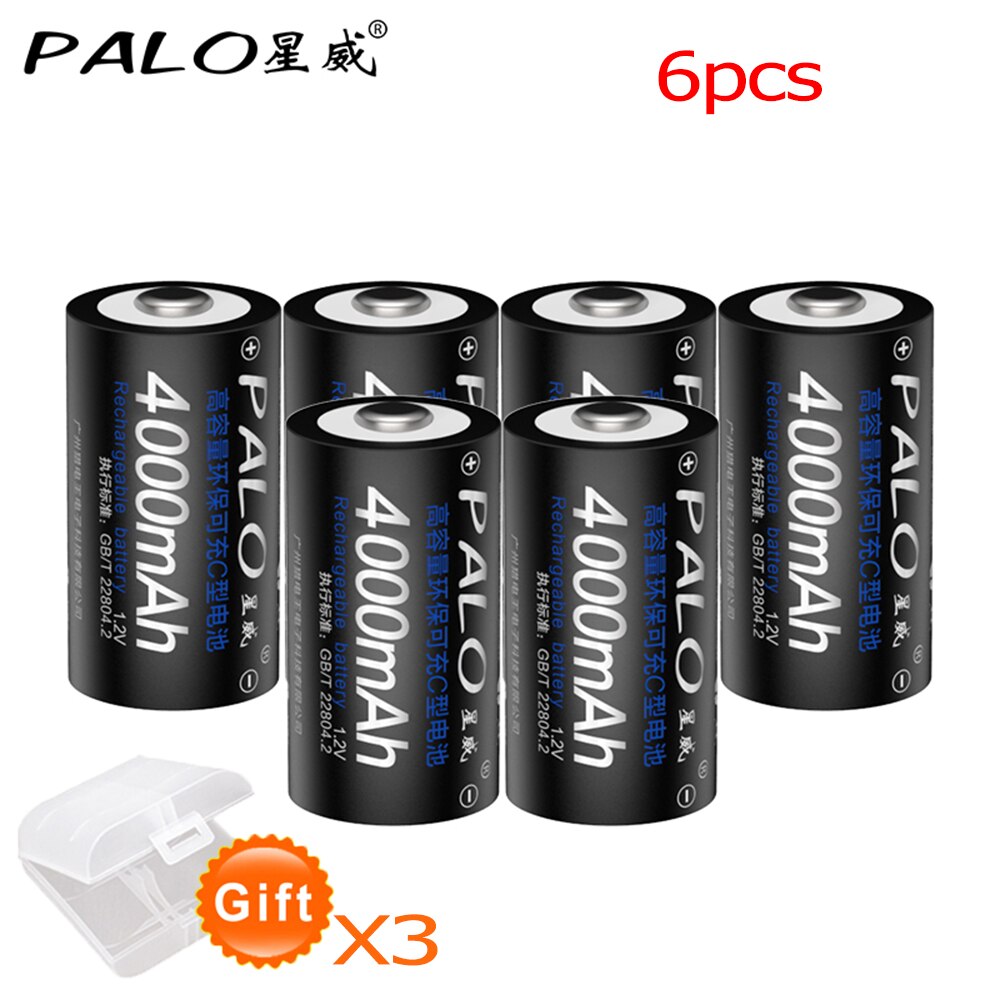 PALO R14 C Cell battery C size rechargeable batter... – Grandado