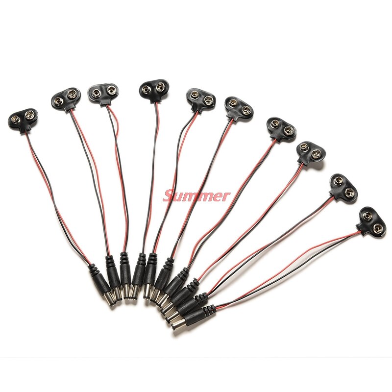 Popular 9V DC I-Type Battery Power Cable Clip Barr... – Grandado