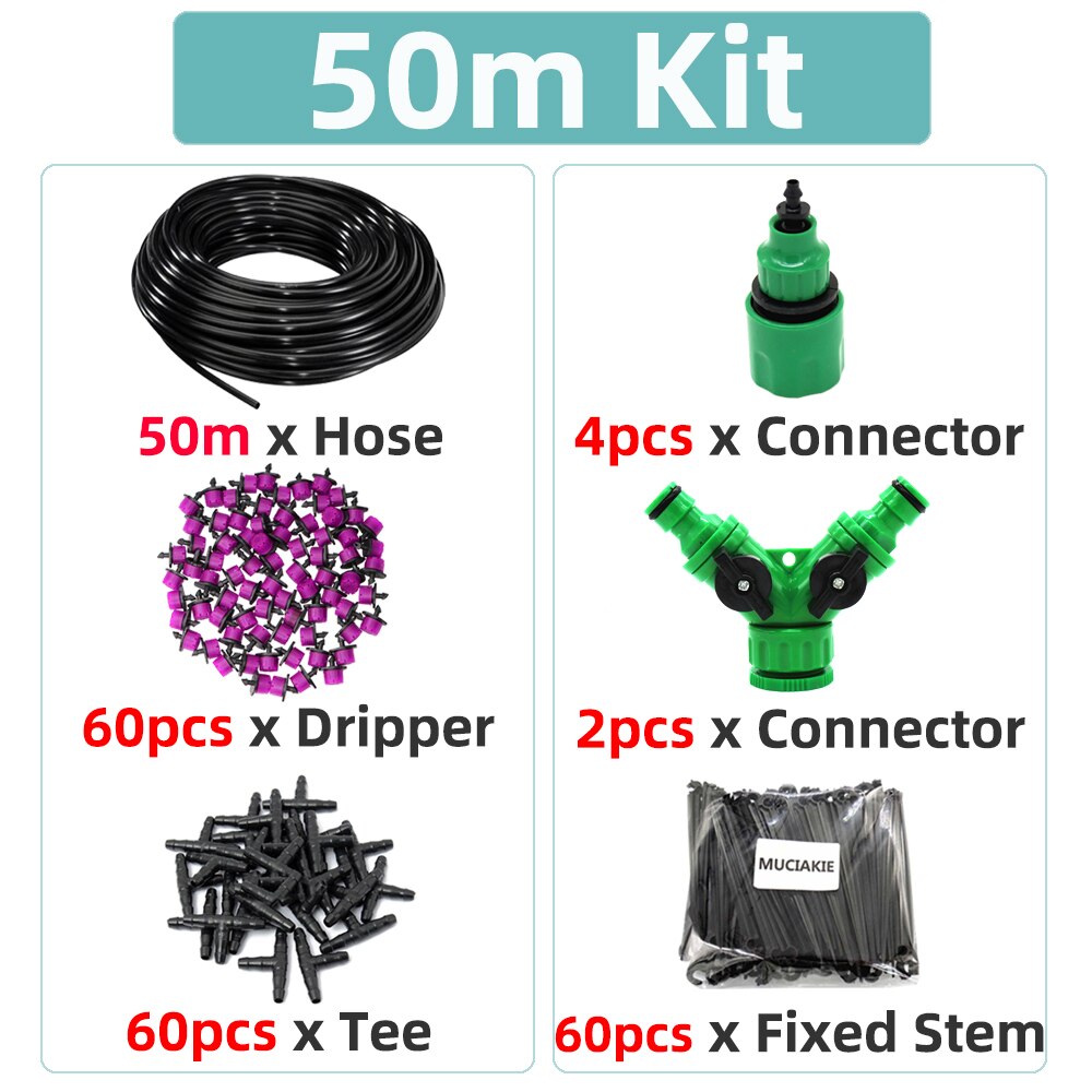 BRASMOYU 5-50M 4/7MM Purple Garden Irrigation Wate... – Vicedeal