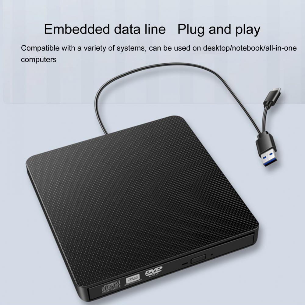 Leather texture USB 3.0 DVD-ROM Optical Drive Exte... – Grandado