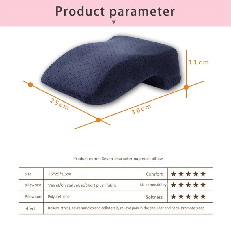 L-Shaped Siesta Pillow, Comfortable Appearance, Co... – Vicedeal