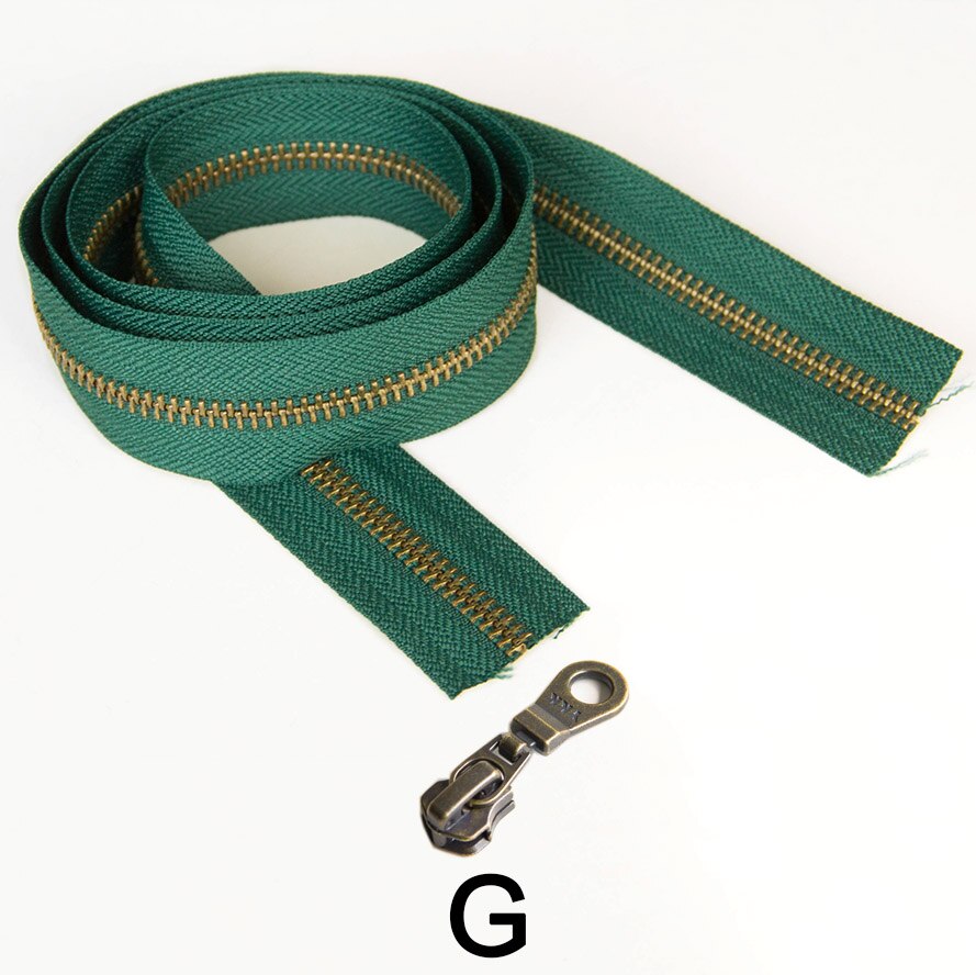 1 Meter YKK 5# Metal Bronze Coil Zippers DIY Sewin... – Vicedeal