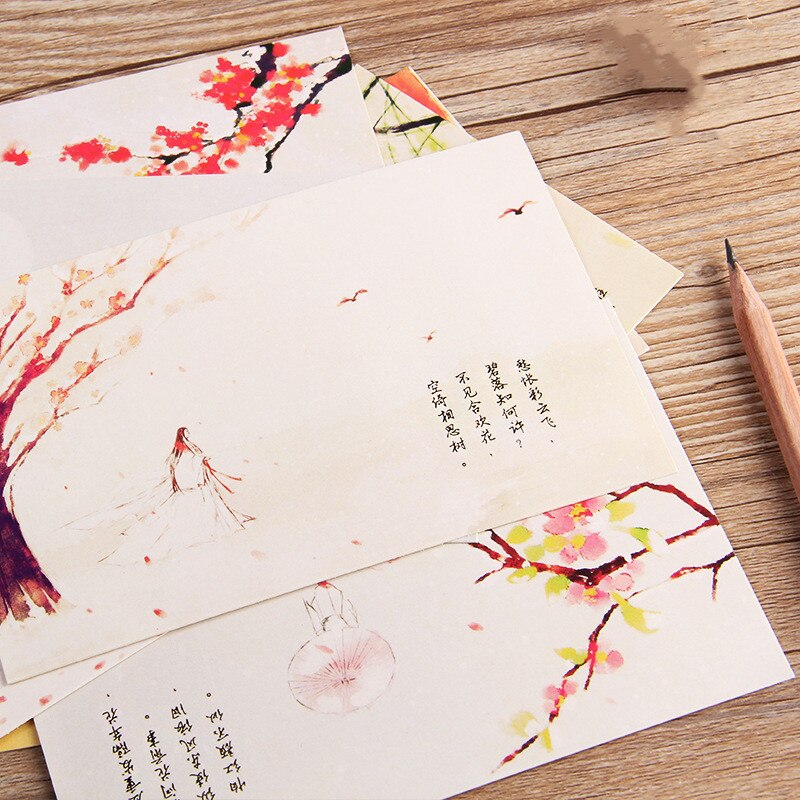 30 Sheets/Set Cute Chinese Style Postcard Greeting... – Grandado