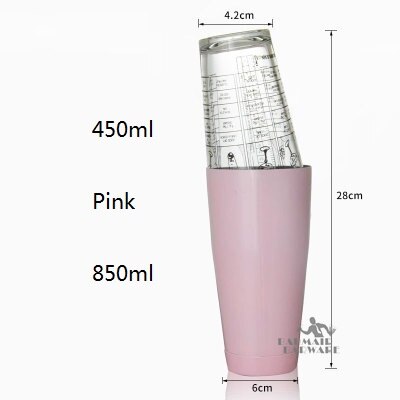 450/850 Ml Rvs Cocktail Boston Bar Shaker Bar Gere... – Grandado