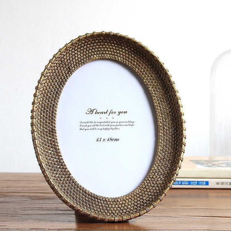 Modern Style Round Photo Frame Home Family Decorat... – Grandado