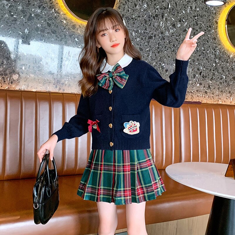 Spring Autumn Clothes Girls JK Uniform School Unif... – Vicedeal