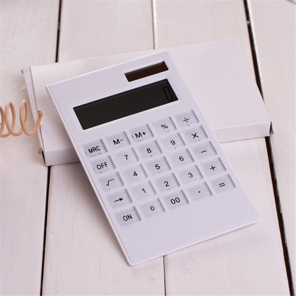 12 Digits Large Display Desktop Calculator Solar A... – Grandado