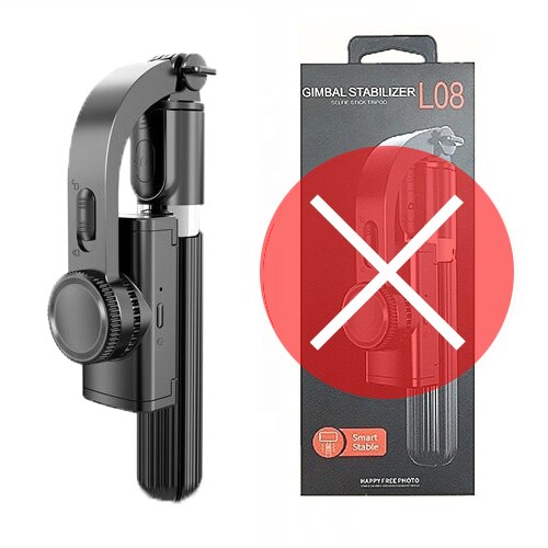 Roreta Handheld Verstelbare Gimbal Stabilizer Blue... – Grandado