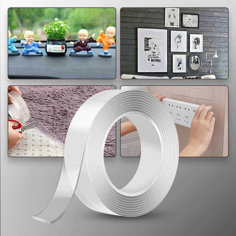 Nano magic Tape Double Sided Tape Transparent NoTr... – Vicedeal