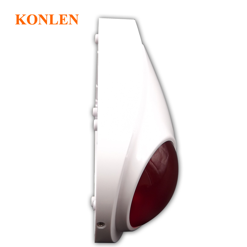 KONLEN Outdoor Wireless Siren Strobe Light Sound F... – Grandado