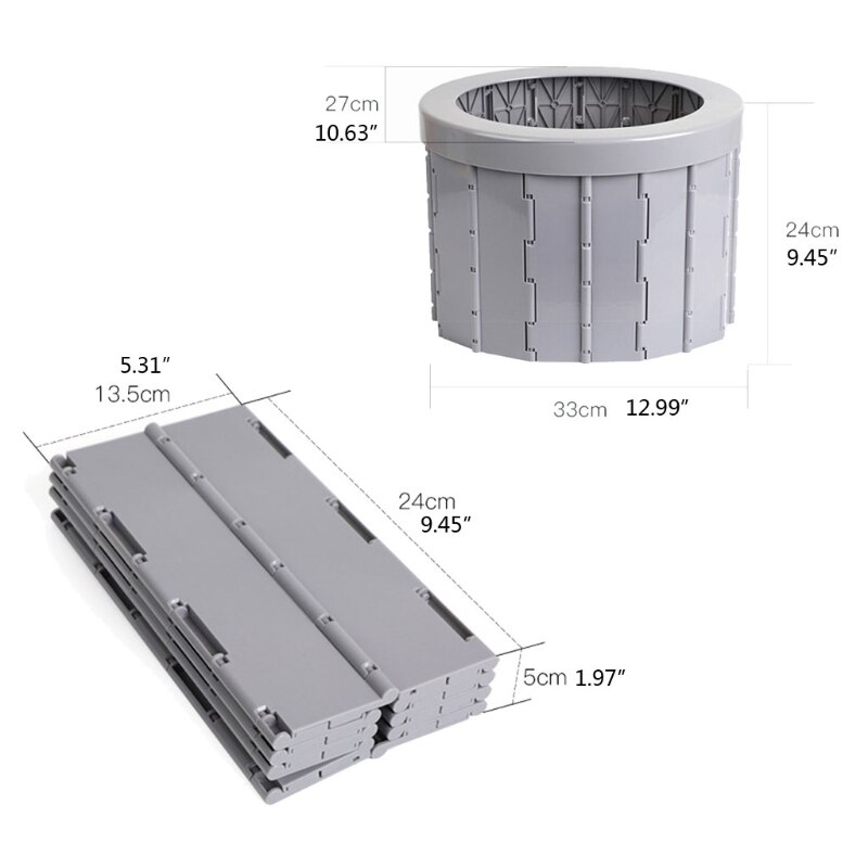 Portable Folding Camping Toilet Travel Outdoor Com... – Grandado
