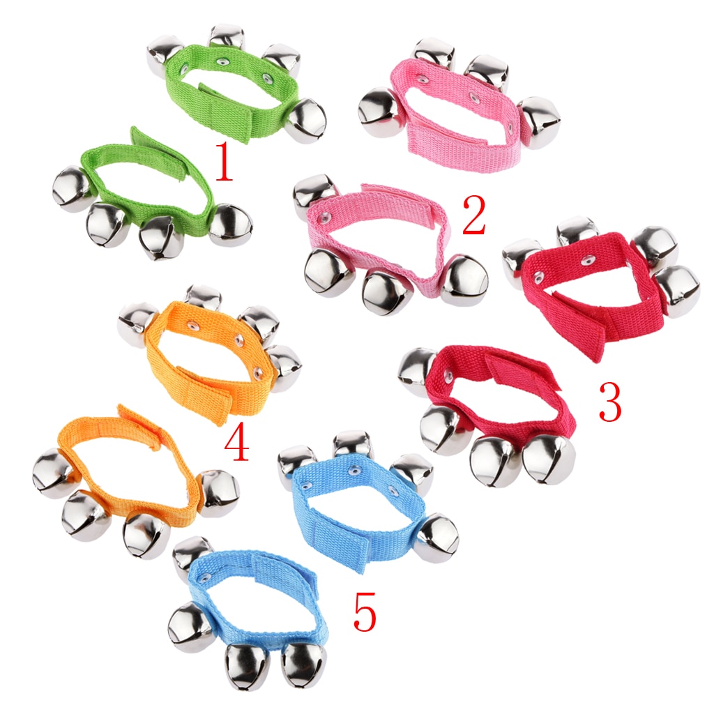 1 Pair Green Wrist Bells Ankle Bells Jingles Bells... – Vicedeal