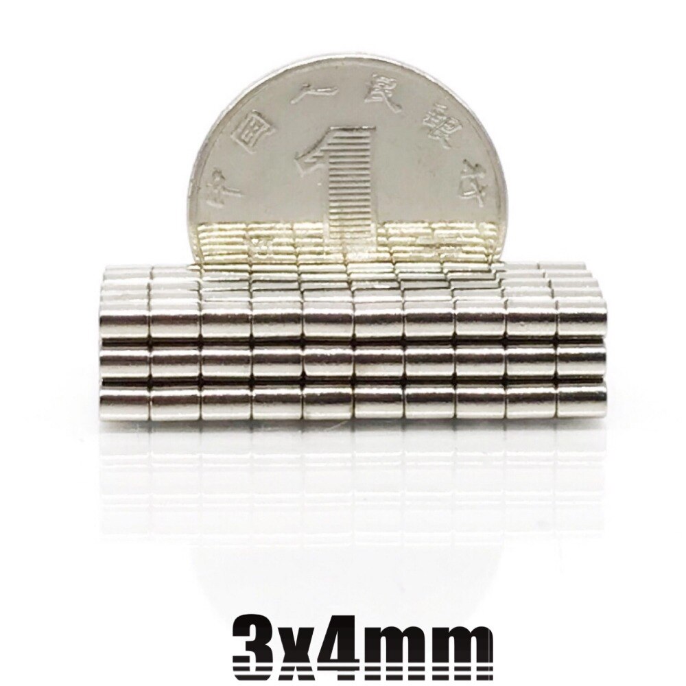 20/50/100/200Pcs Disc 3 x 4 mm Super Strong Rare-E... – Grandado