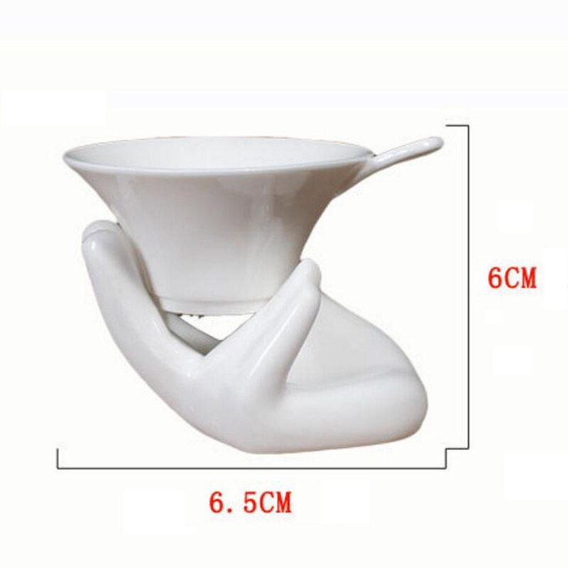 Weiß Porzellan Tee Filter Halter Feine Mesh Kungfu... – Grandado