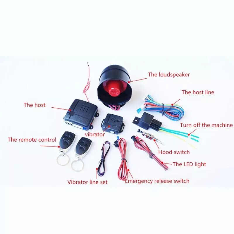 Immobilizer Car Central Locking Burglar Alarm With... – Grandado