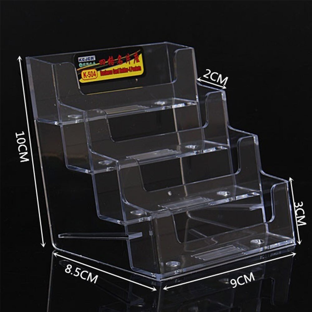 4 Layers Pocket Display Stand Acrylic Plastic Clea... – Grandado
