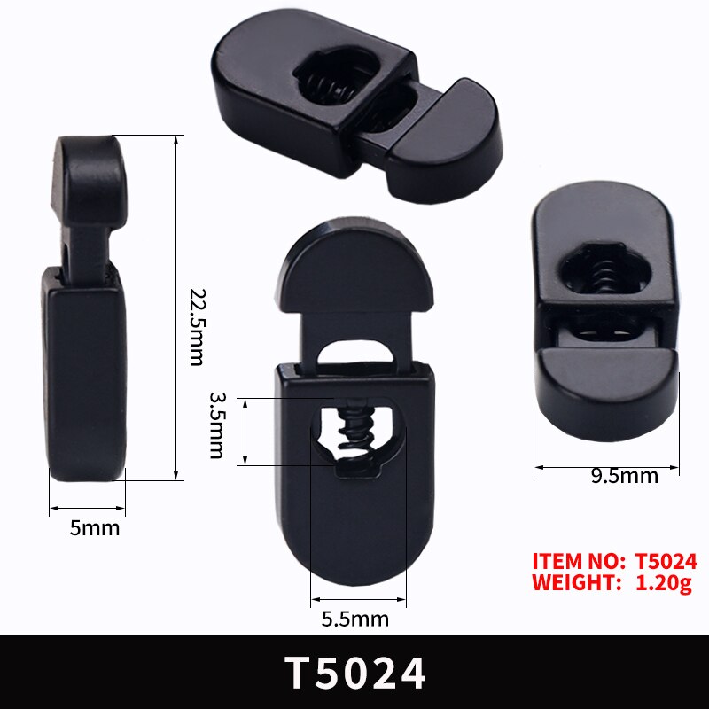 30Pcs Dubbele Gat Koord Sloten Plastic Slider Togg... – Grandado