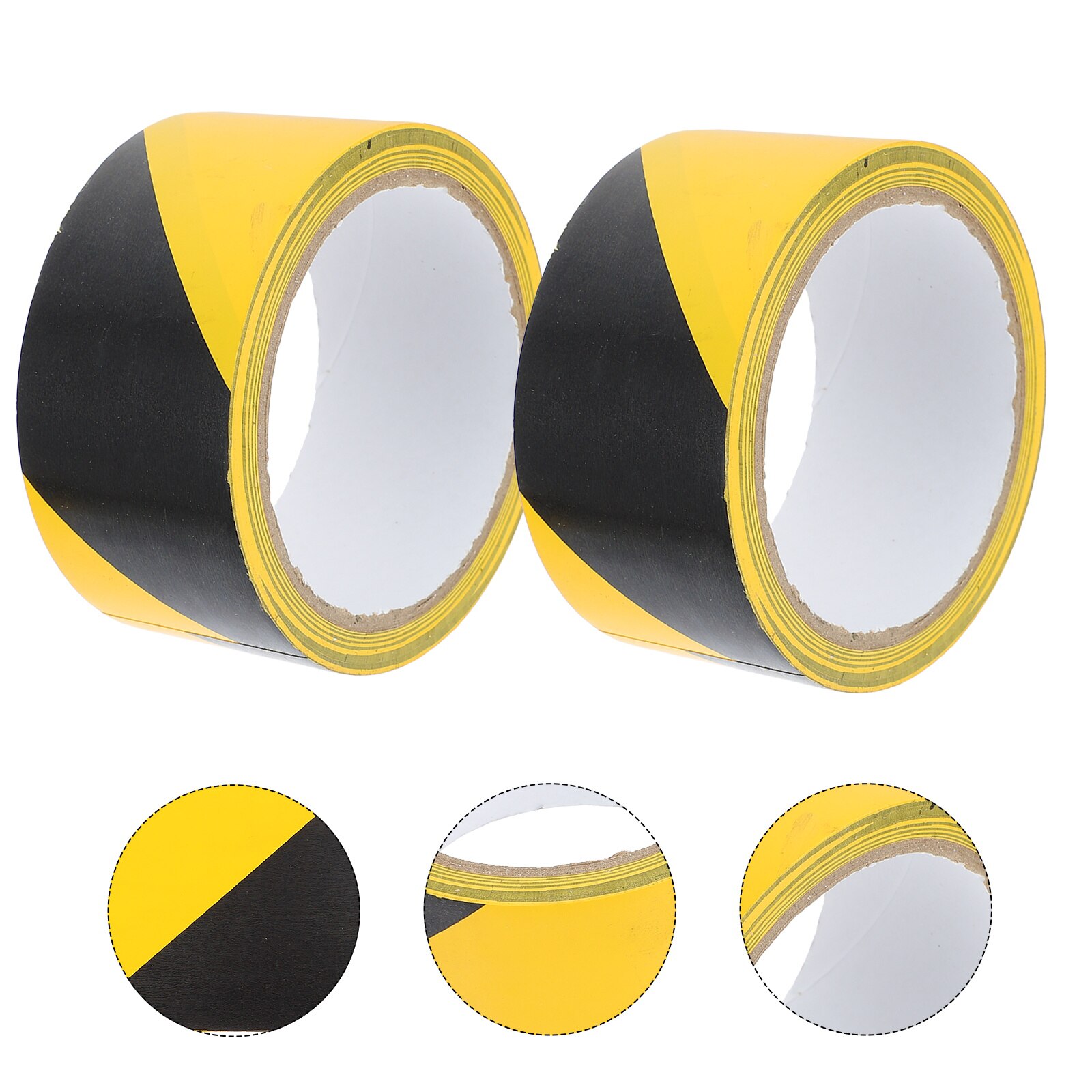 2 Rolls Striped Safety Marking Tapes Floor Safety ... – Vicedeal