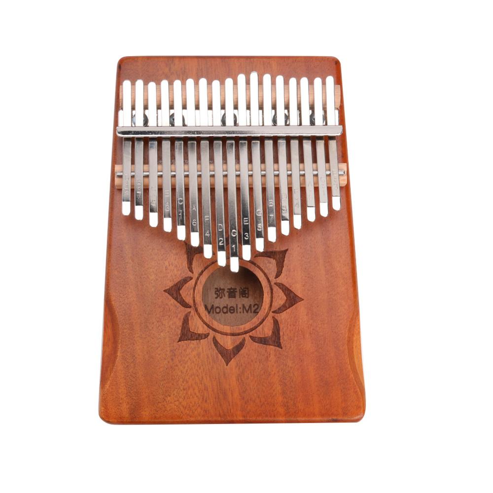 17 Keys Deer Kalimba Musical Instrument Acacia Thu... – Grandado