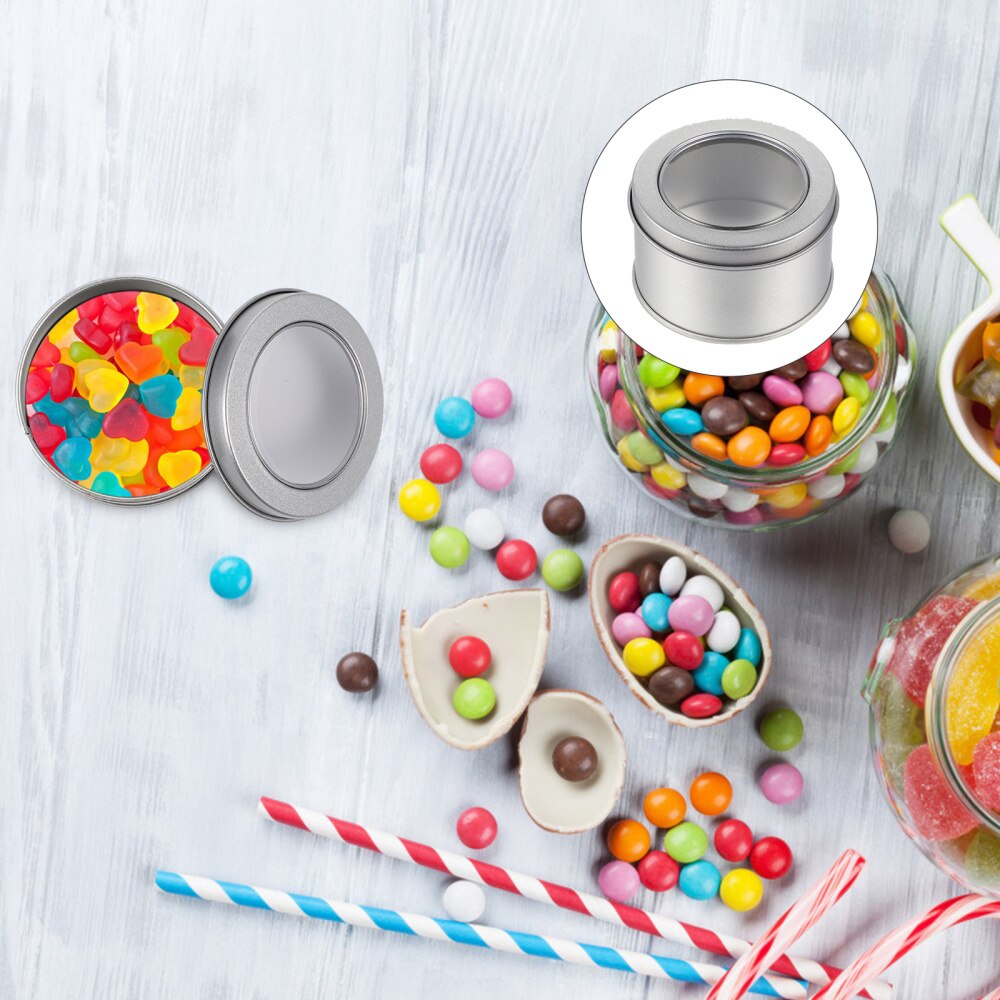 12 Pcs Tinplate Container Tinplate Box Candy Box S... – Vicedeal