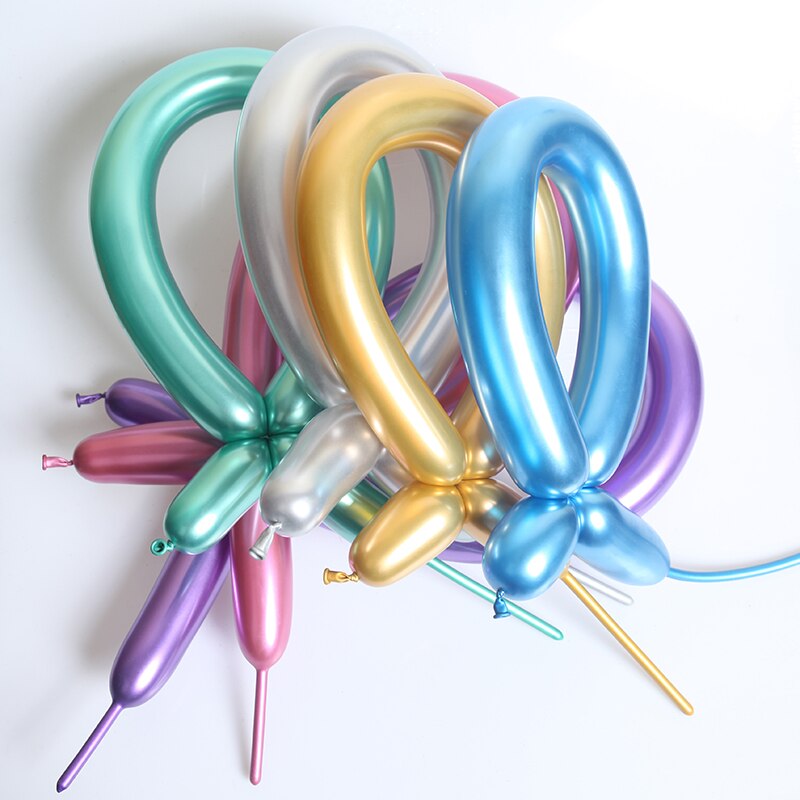 10 Stks/partij Lange Strip Metalen Air Ballonnen D... – Grandado