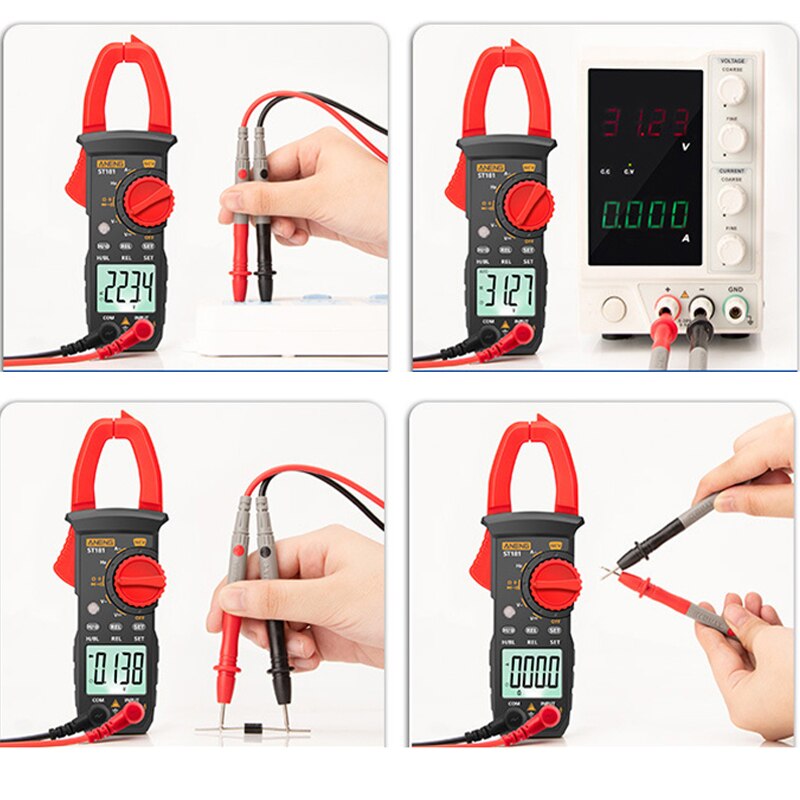 Portable ST181 Digital Clamp Meter Multimeter Dc A... – Grandado