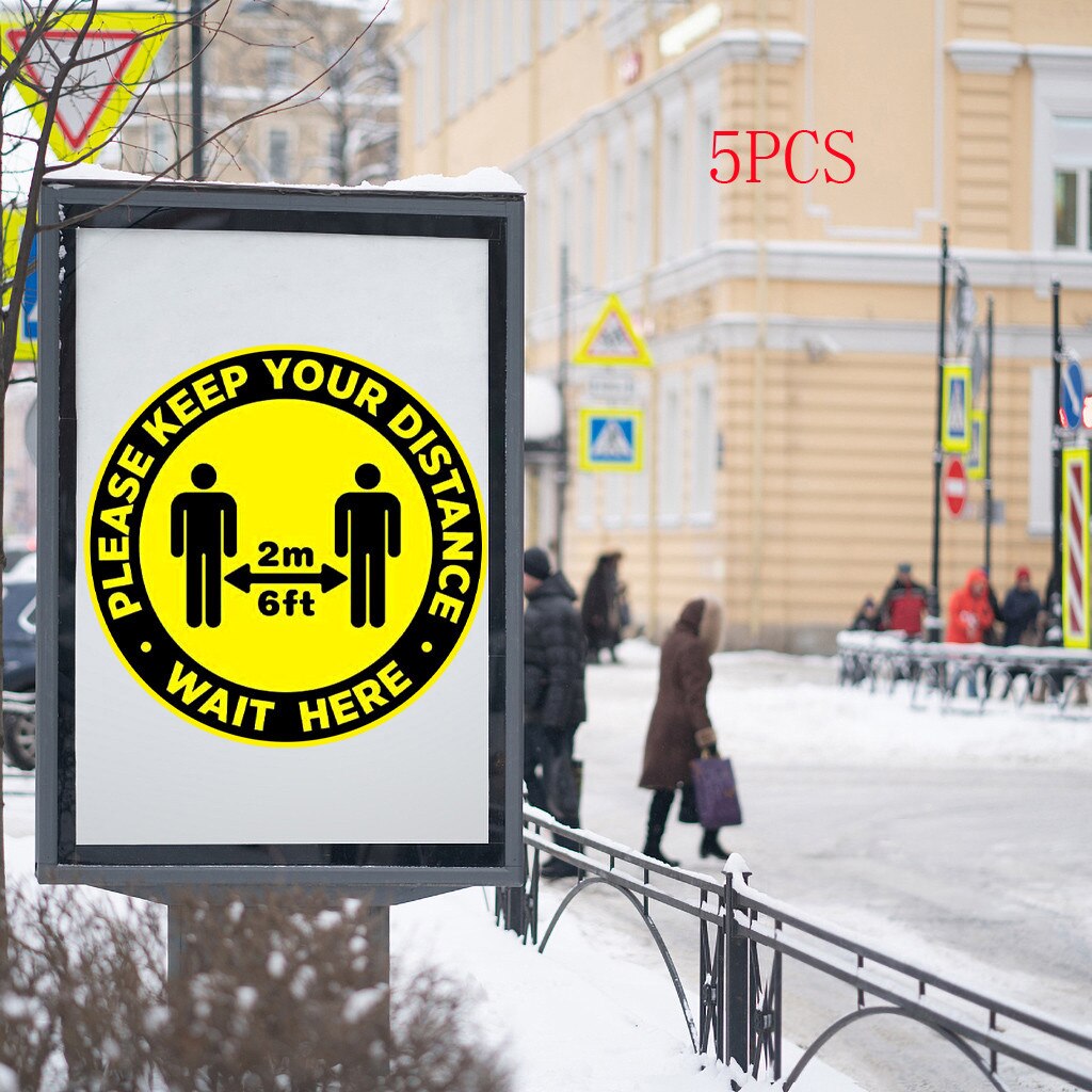 Ground sign Isolated label 30CM diameter Please Ke... – Grandado