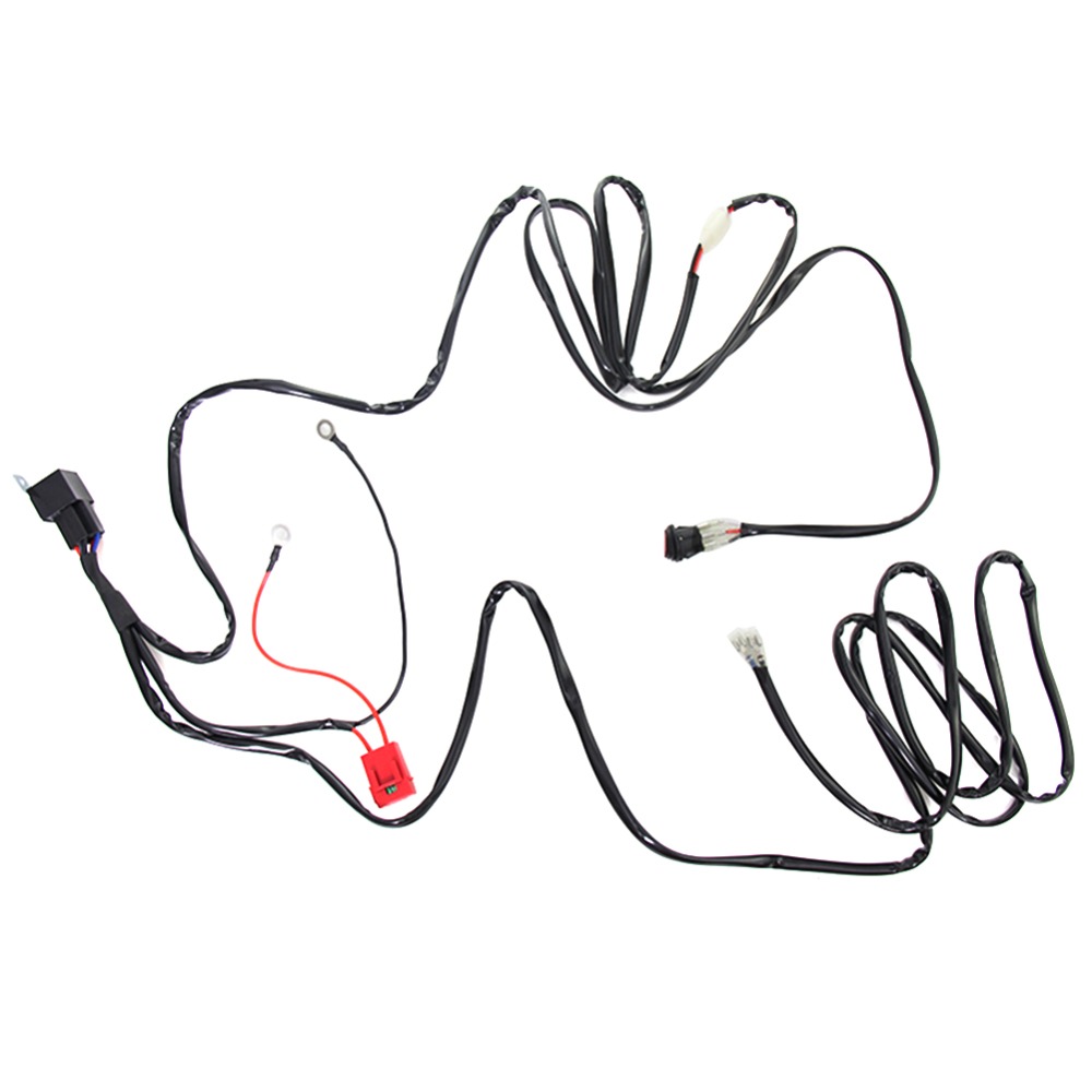 12V 40A Relay Wiring Harness Work Fog Light Bar Ki... – Grandado