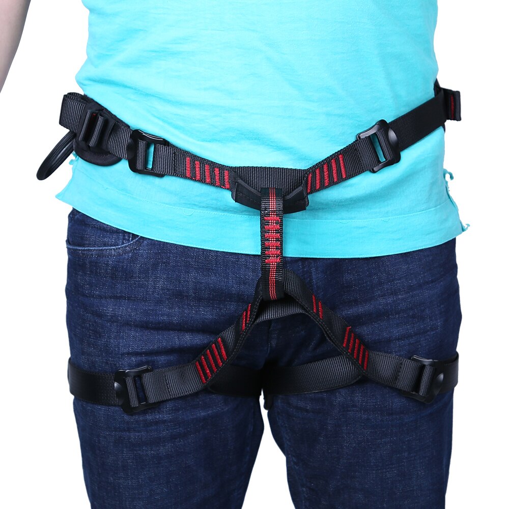 Outdoor Rock Climbing Harness Safety Sit Bust Belt... – Grandado