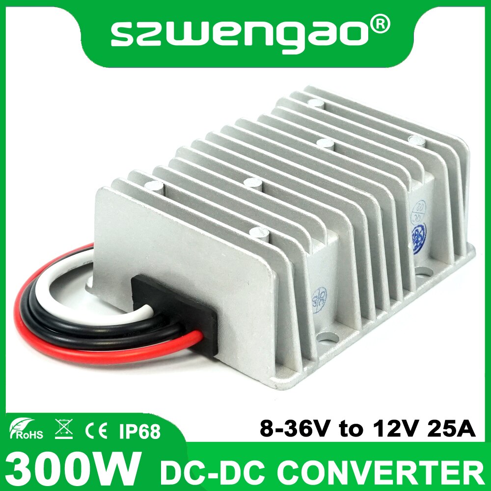 DC 8-36V to DC 12V 15A 20A 25A Car Power Converter... – Vicedeal