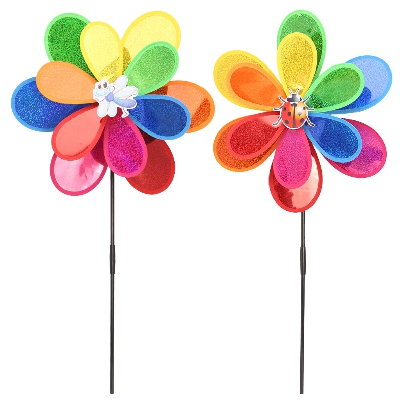 HBB Sequins Insect Windmill Whirligig Wind Spinner... – Grandado