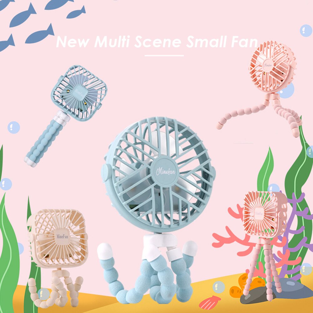 Mini Stroller Fan 600mAh Personal Portable Desk Ha... – Vicedeal