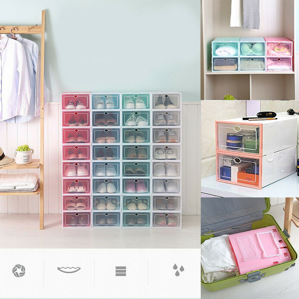 1pc Transparent Clear Plastic In Order Shoe Storag... – Vicedeal