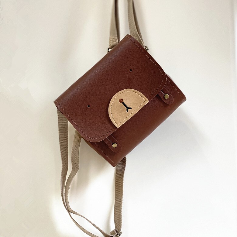 9640B cute baby backpack bear PU bag toddler infan... – Grandado