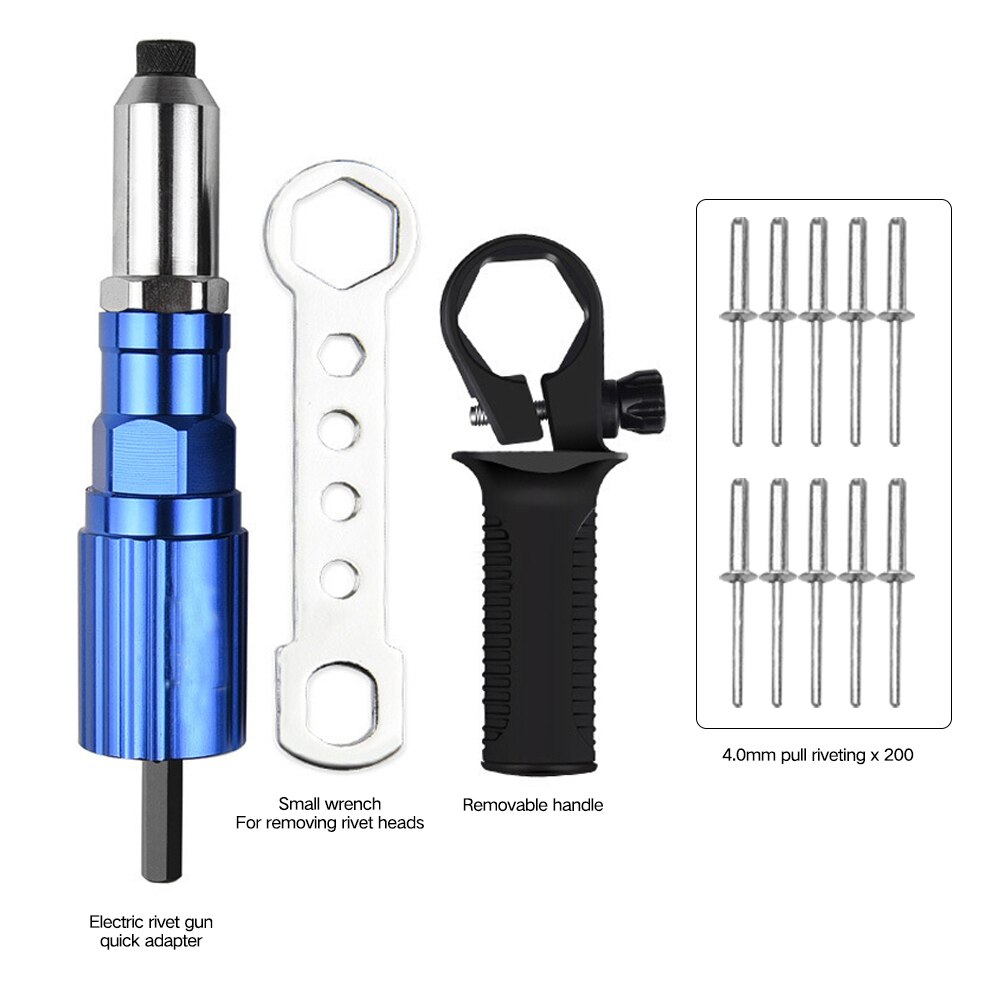 Electric Rivet Tool 2.4mm-4.8mm Rivet Nut Tool Ada... – Vicedeal