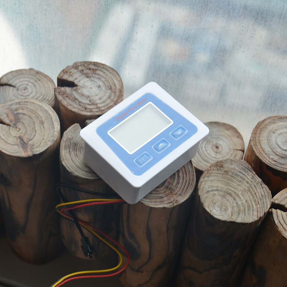 Digital Fuel Gauge LCD Display Water Liquid Flow M... – Vicedeal