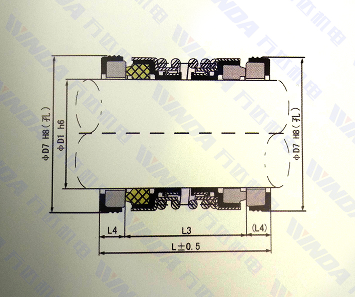 202 series mechanically sealed graphite to ceramic... – Vicedeal