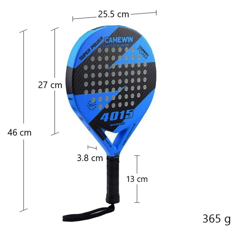 -Camewin Padel Racket Beach Tennis Carbon Fiber an... – Grandado